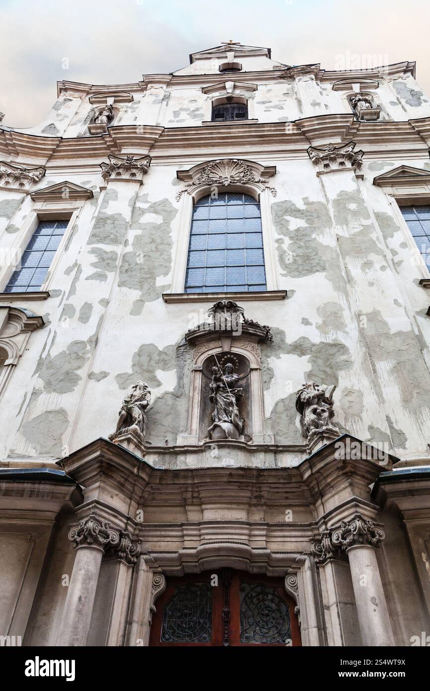 travel to Brno city - facade of Church of St. John and Loreto of ...