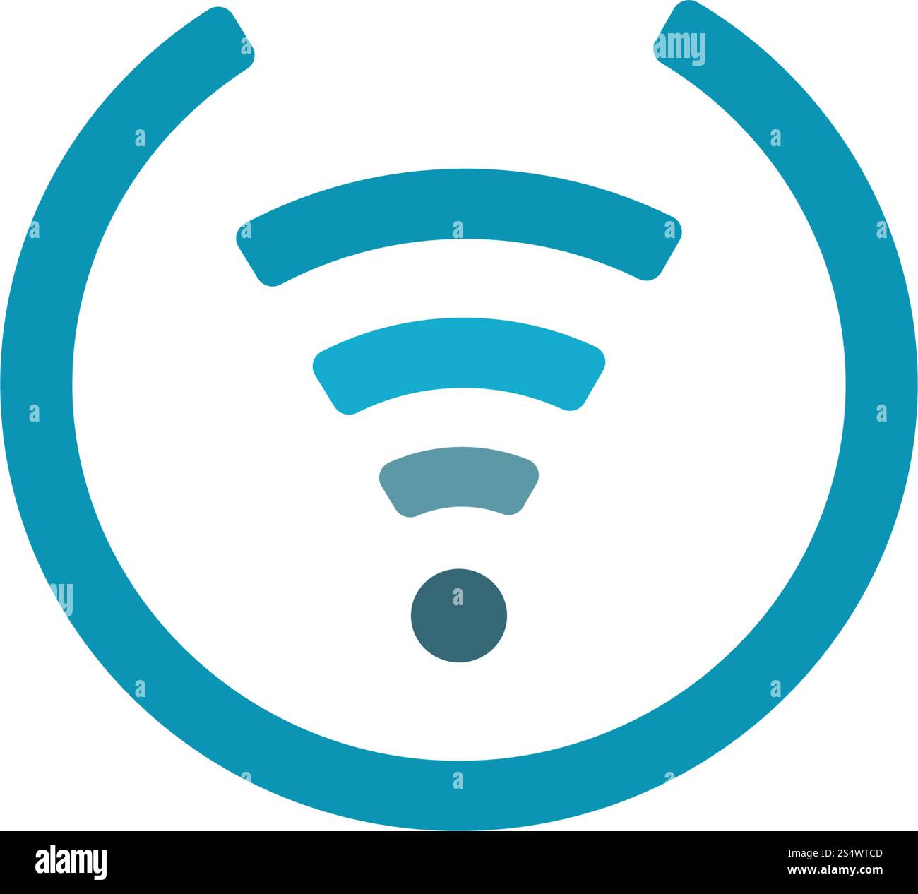 wireless Logo Template vcetor illustration Stock Vector Image & Art - Alamy