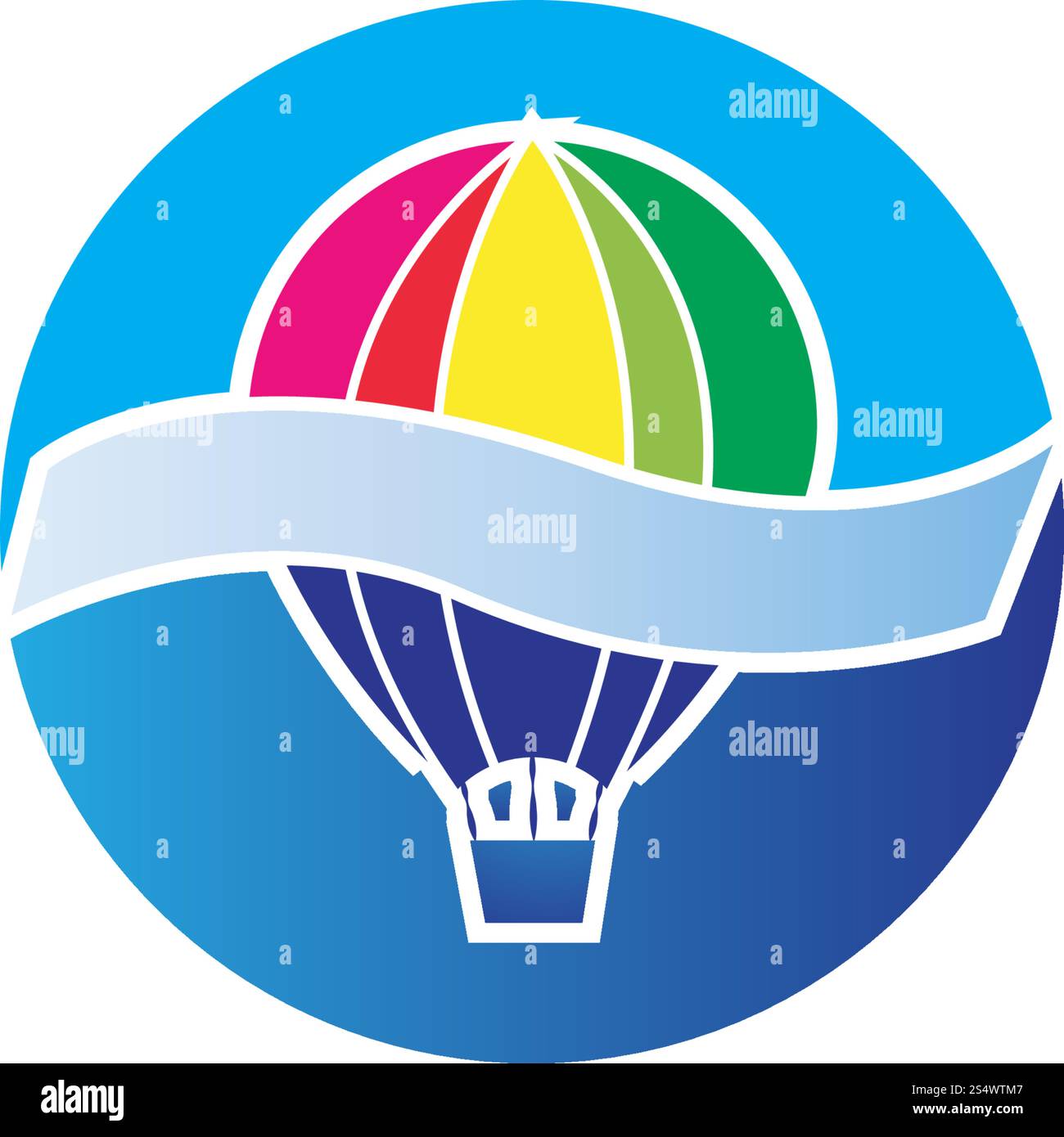 air balloon logo template Stock Vector Image & Art - Alamy