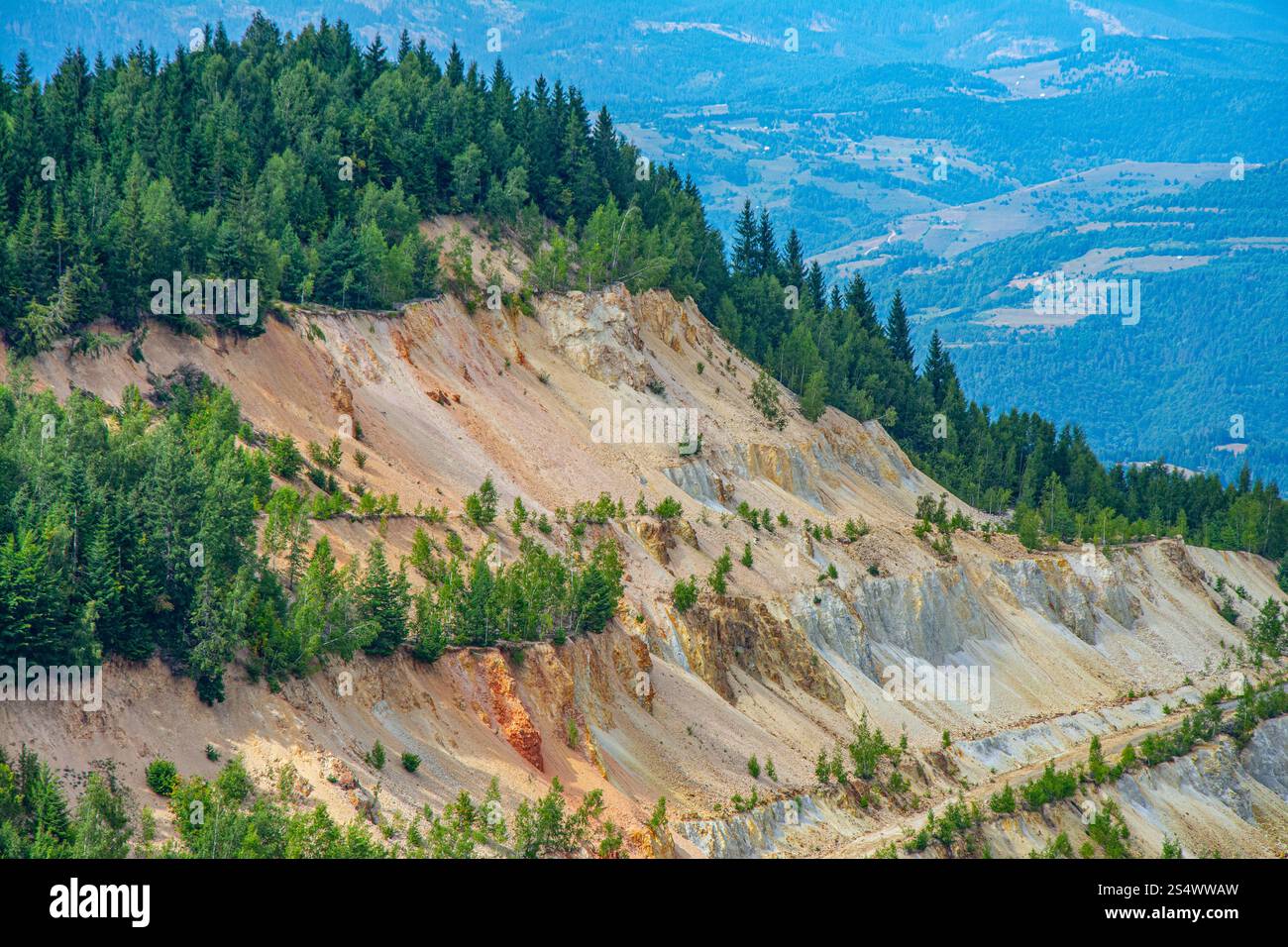 copper mine, open pit copper mine Stock Photo - Alamy