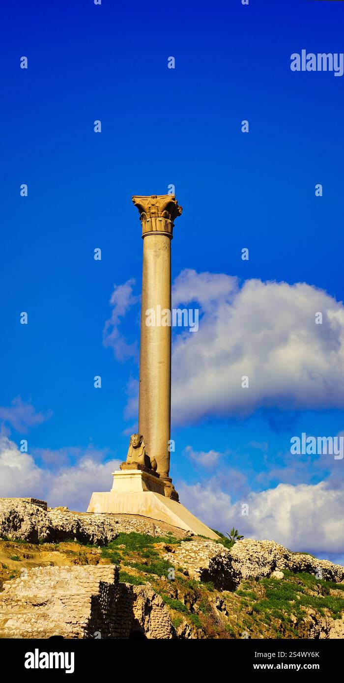 The serapeum alexandria hi-res stock photography and images - Alamy