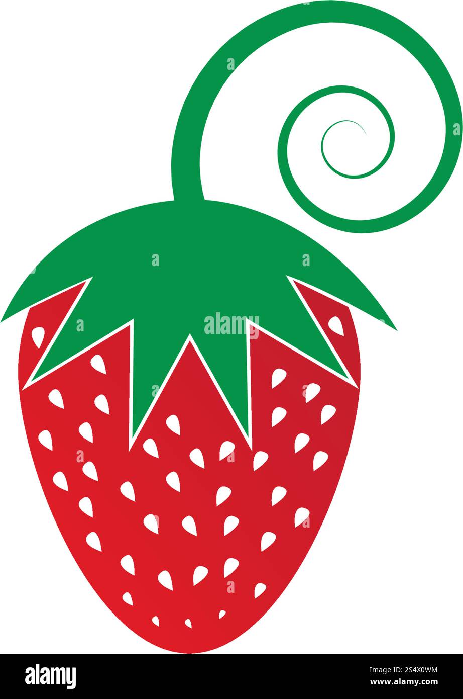 strawberry logo vector Stock Vector Image & Art - Alamy