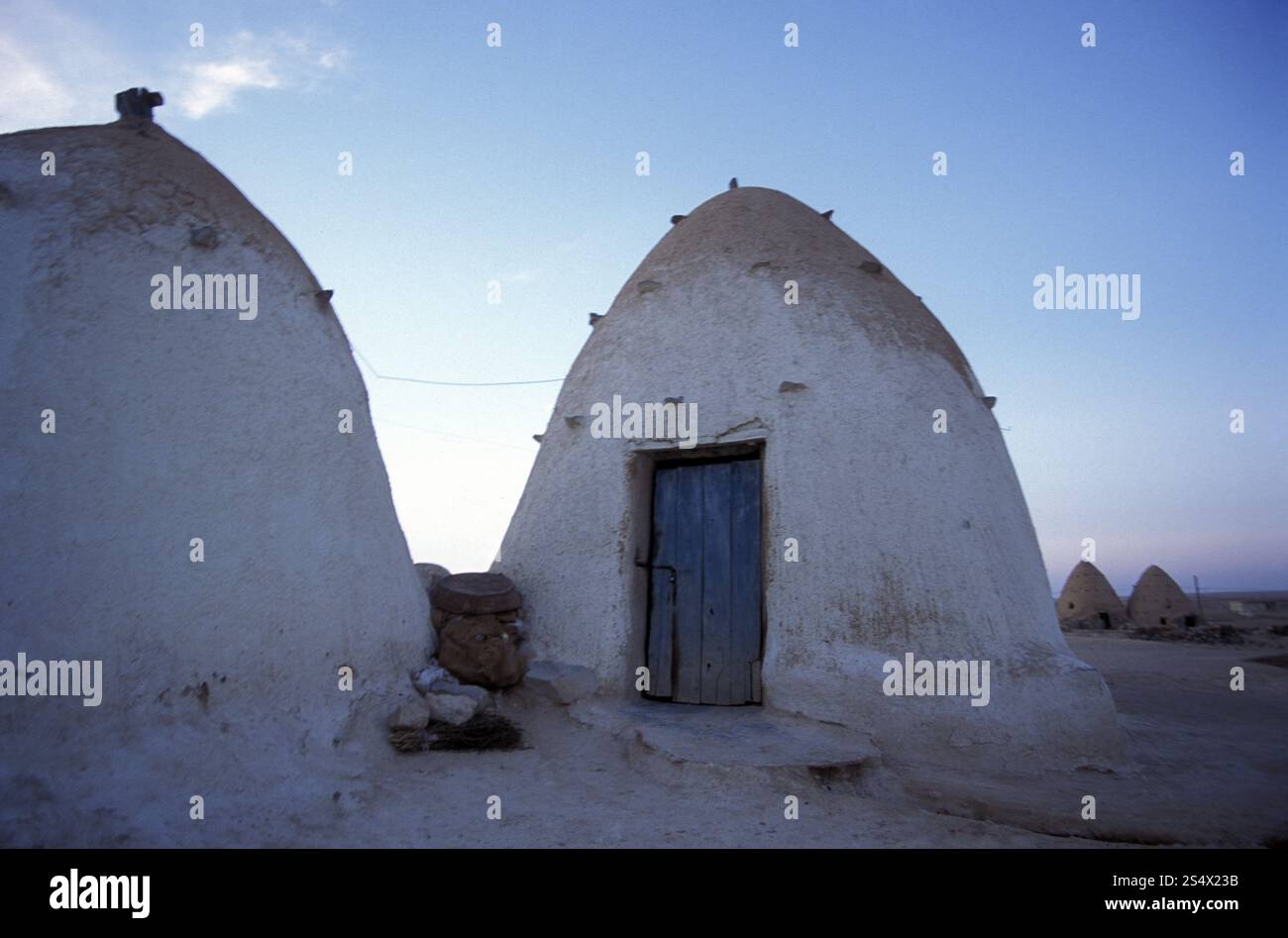 traditional Houses in the Village of Sarouj near Hama in Syria in the ...