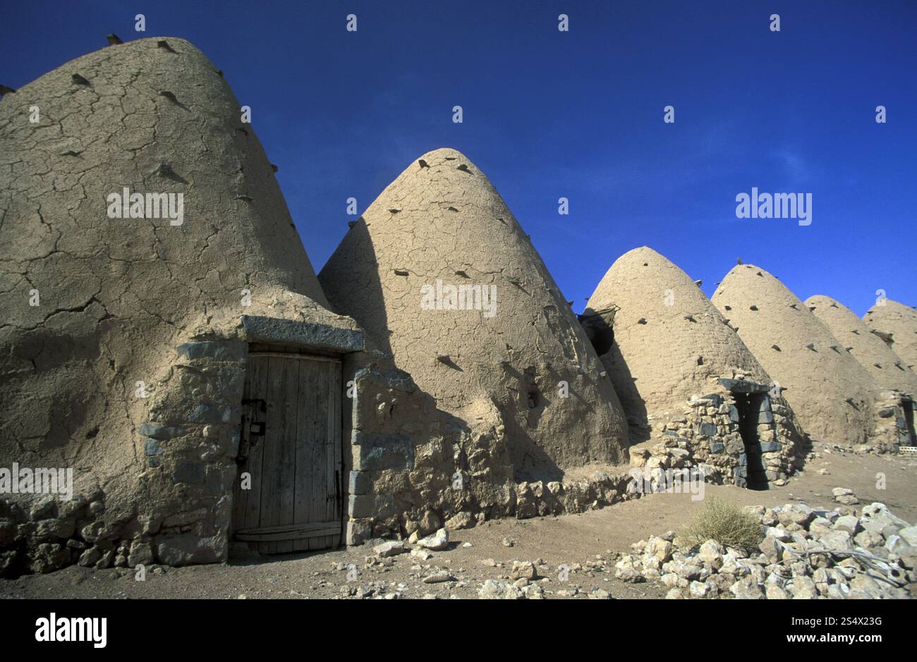 traditional Houses in the Village of Sarouj near Hama in Syria in the ...