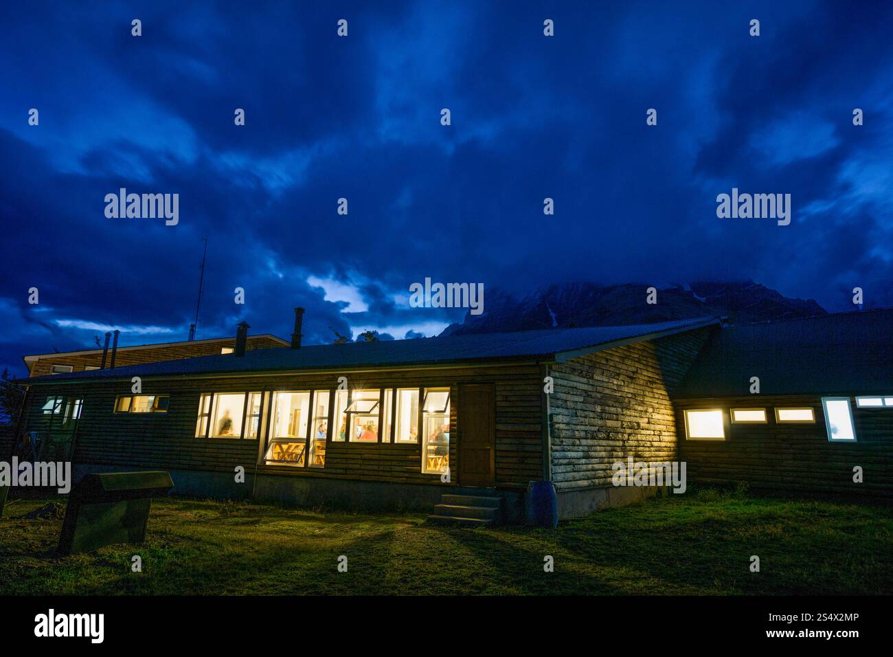 Las Torres shelter, Torres del Paine National Park, National System of ...
