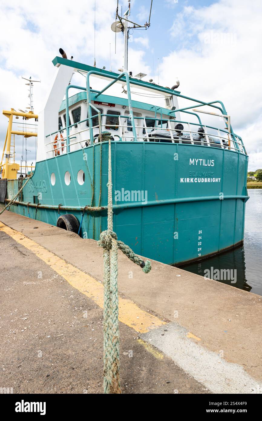 Vertical view of the stern of the Mussel Dredger MYTILUS pictured on ...
