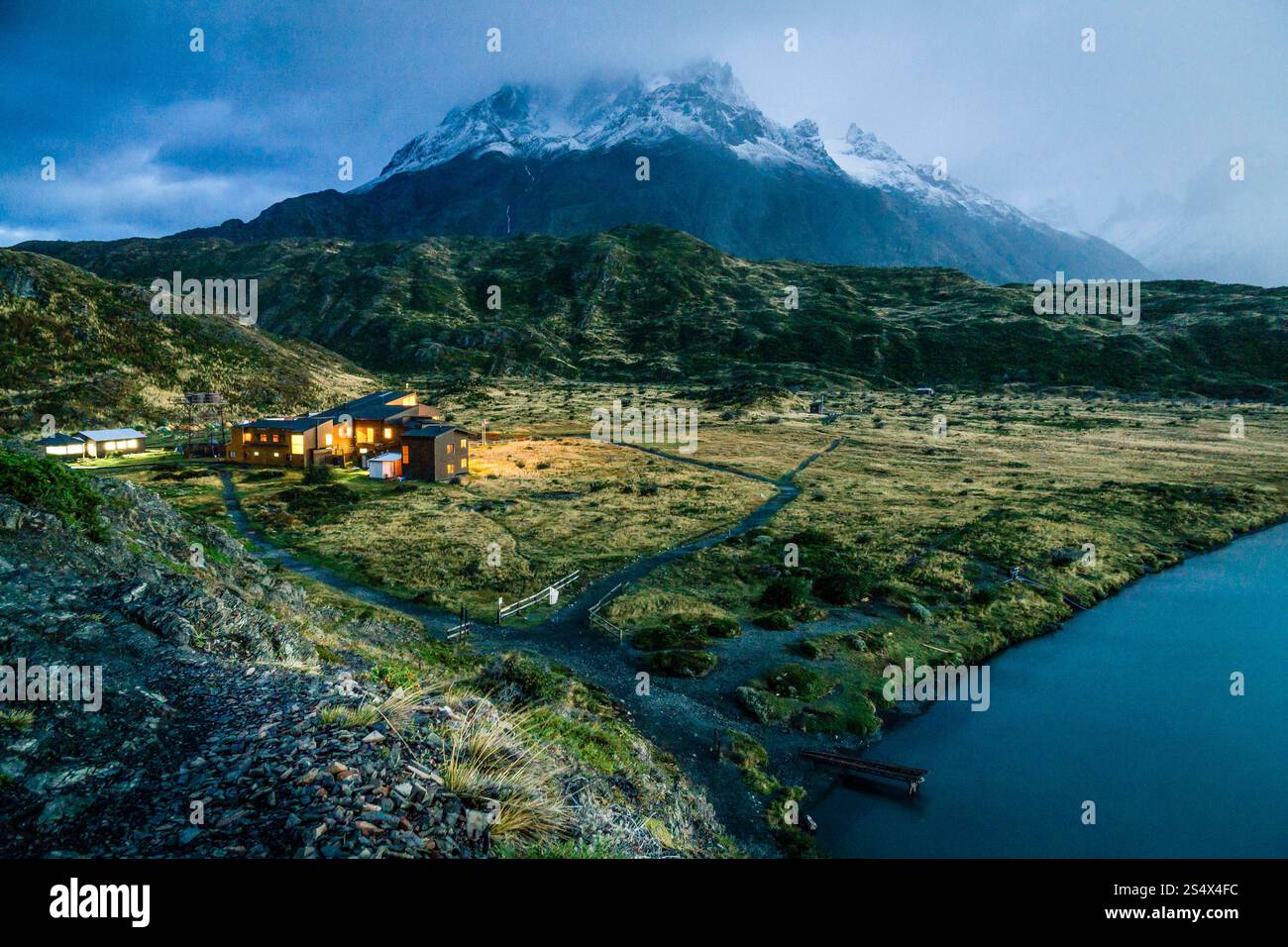 Paine Grande refuge, trekking W, Torres del Paine National Park ...