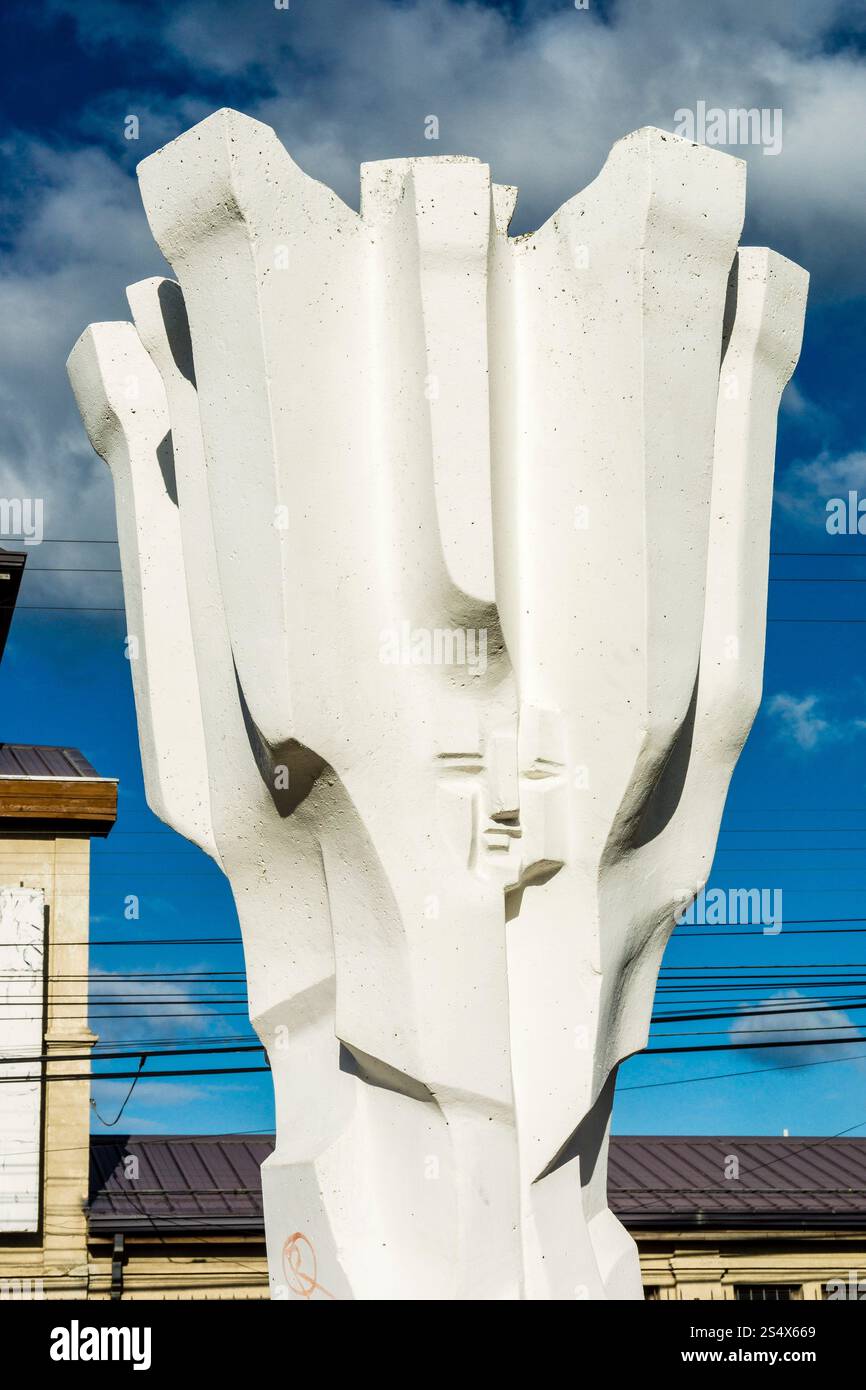 Monument to the martyrs of the Magallanes Workers Federation, who died ...