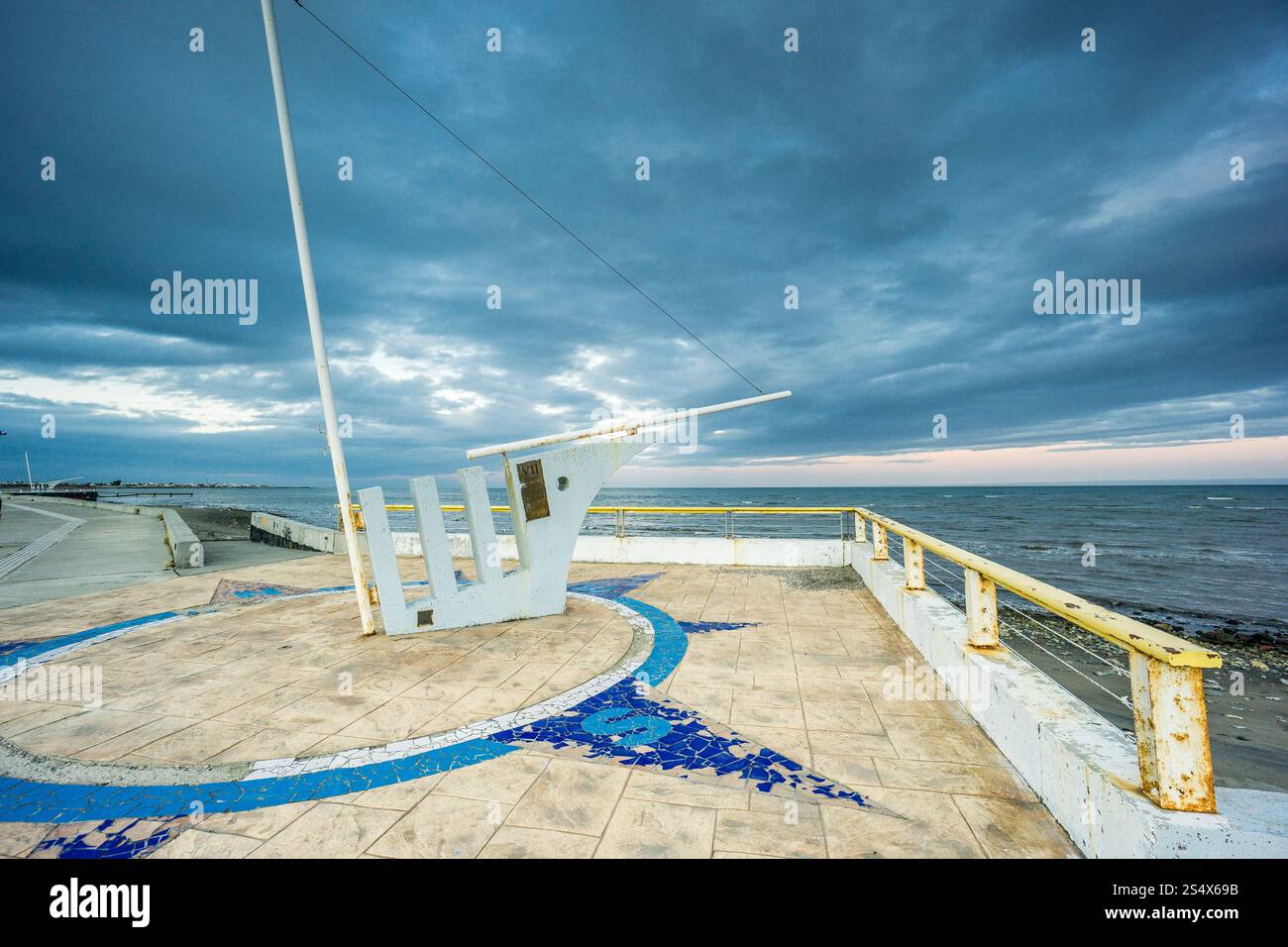 Monument to the Winds, Magellan Strait Coastline, Punta Arenas -Sandy ...
