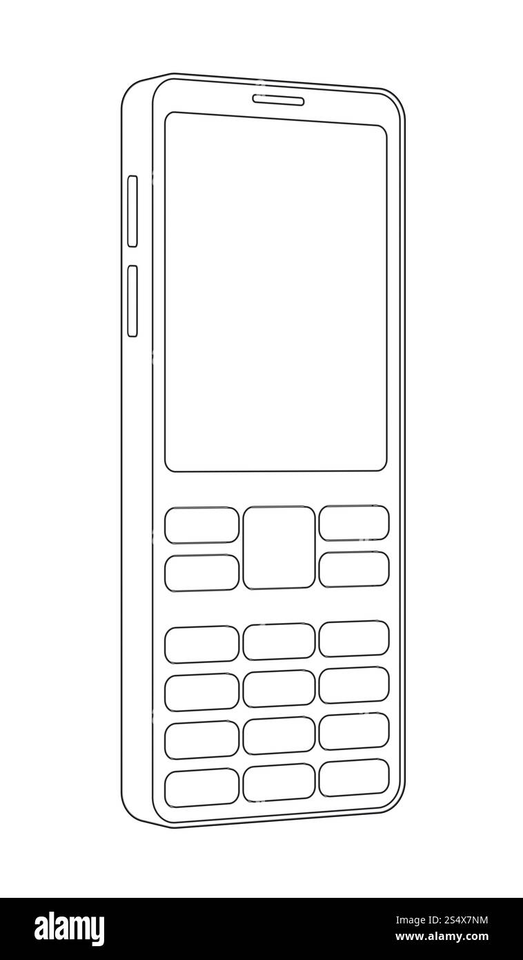 Mobile sketch hi-res stock photography and images - Alamy