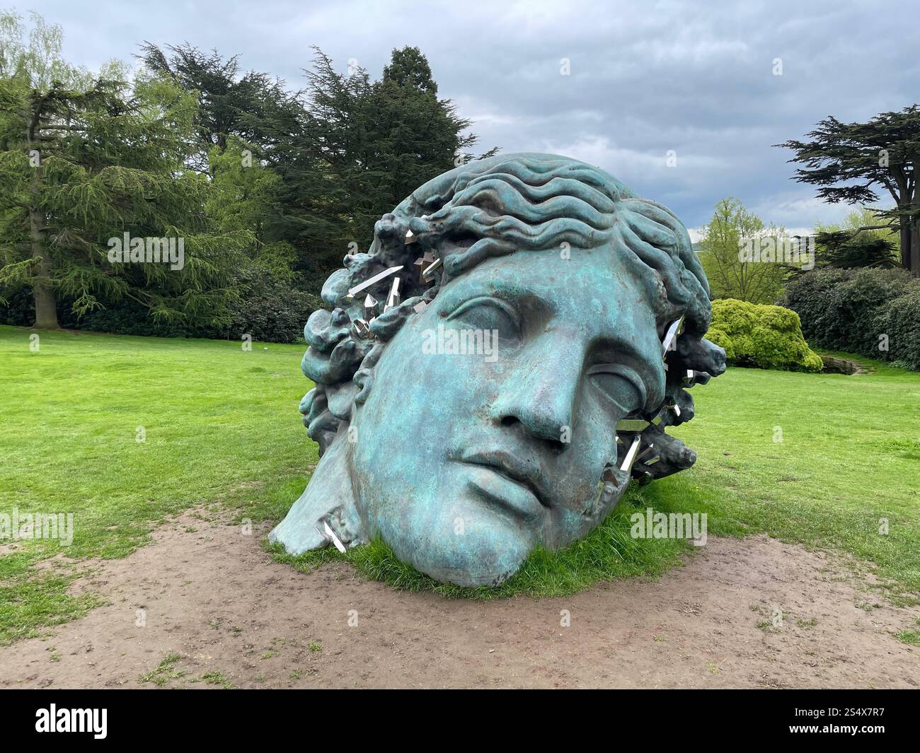 Daniel Arsham: Unearthed Bronze Eroded Melpomene sculpture at the ...