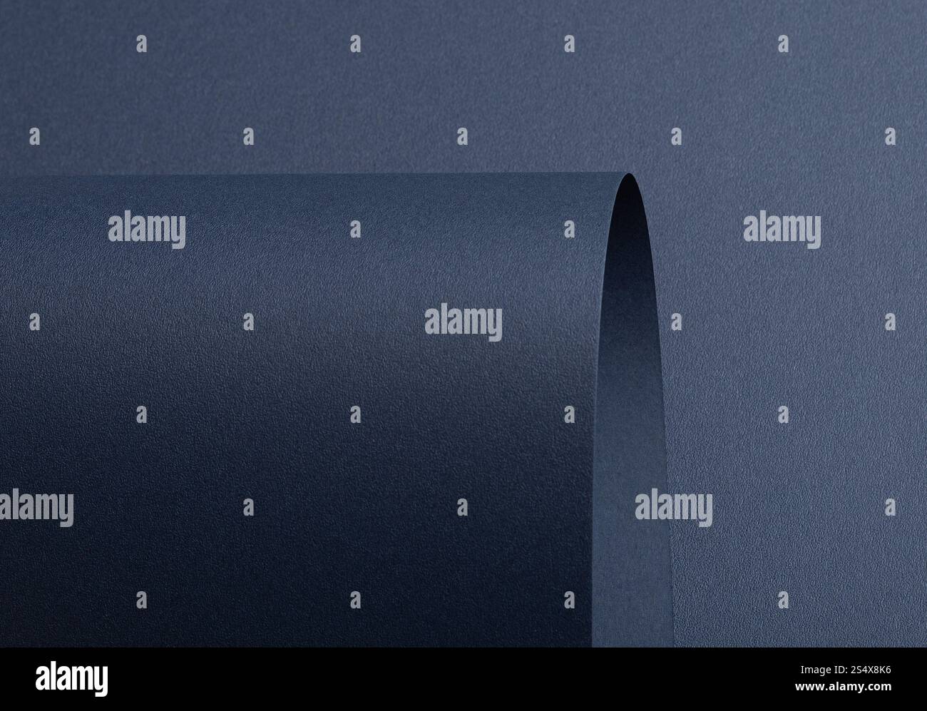 Navy blue paper background with a matte, grainy texture and smooth ...
