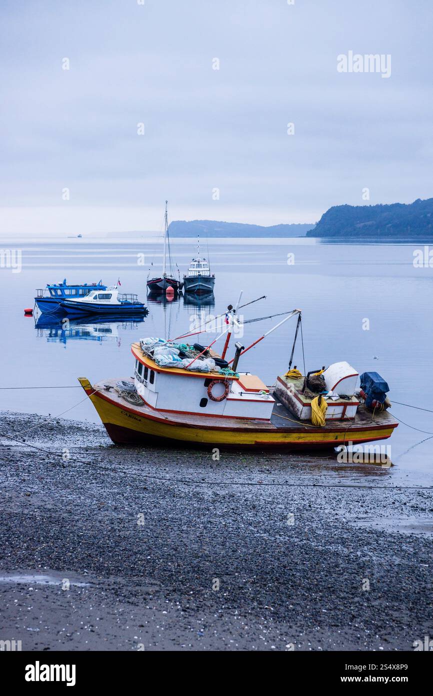 Quemchi, archipiélago de Chiloé ,provincia de Chiloé ,región de Los Lagos,Patagonia, República ...