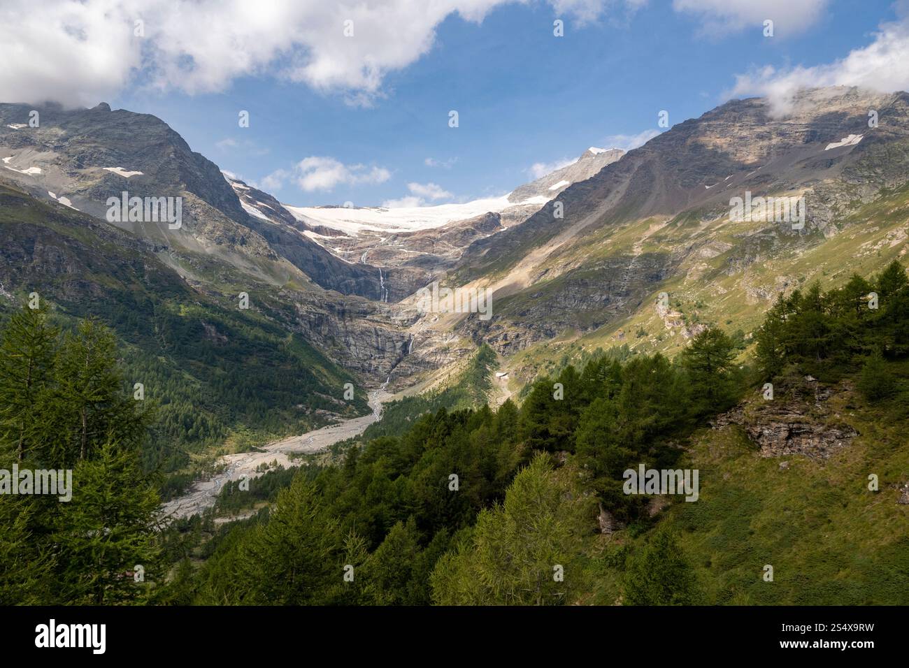 Landscape of the Swiss Alps in the Bernina Region Stock Photo - Alamy