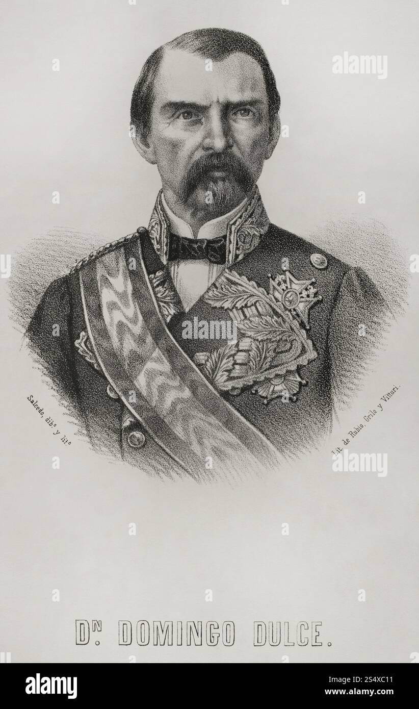 Domingo Dulce Garay (1808-1869), 1st Marquis of Castell-Florite ...
