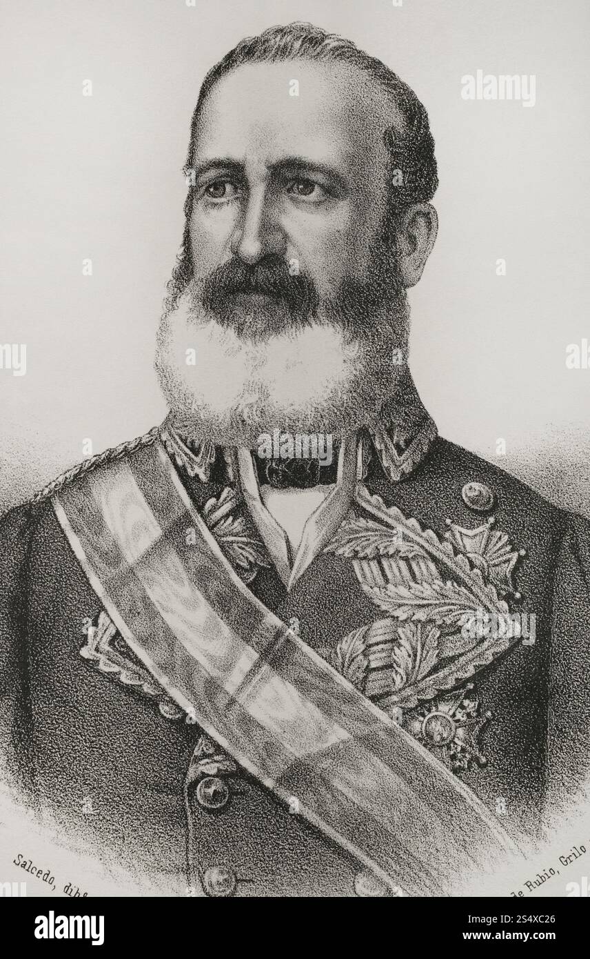 Carlos María de la Torre y Navacerrada (1809-1879). Spanish lieutenant ...