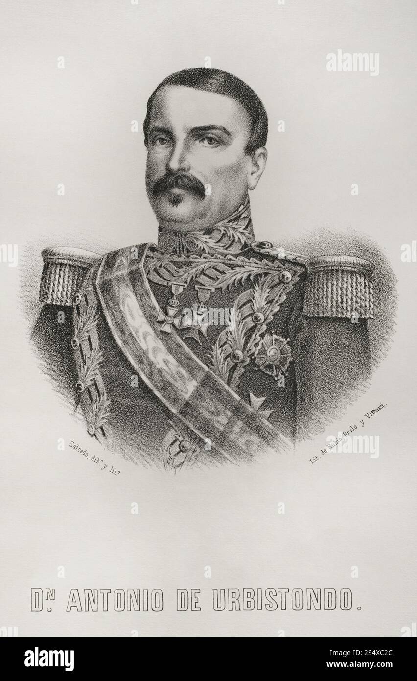 Antonio Urbiztondo y Eguía (1803-1857), Marquis of La Solana. Spanish ...