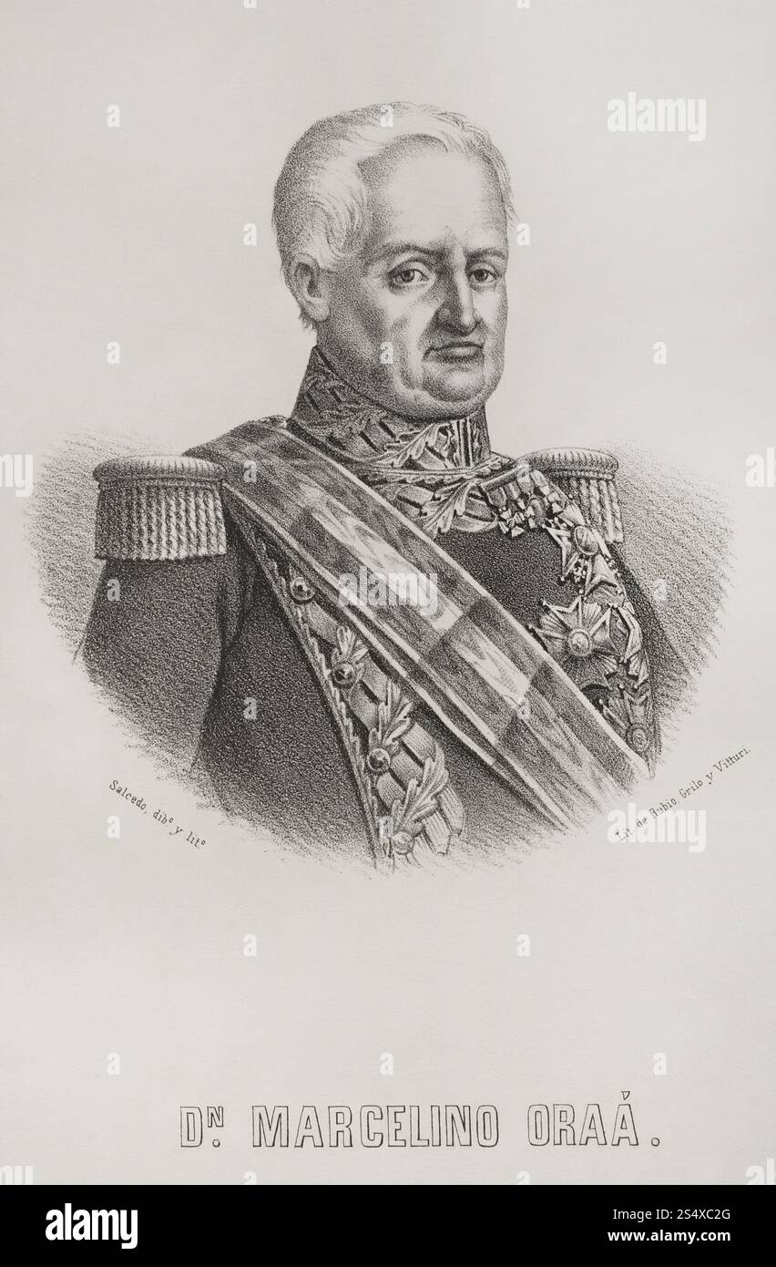 Marcelino Oráa (1788-1851). Spanish military and politician. Military ...