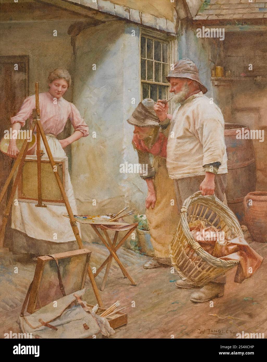 Walter langley artwork hi-res stock photography and images - Alamy