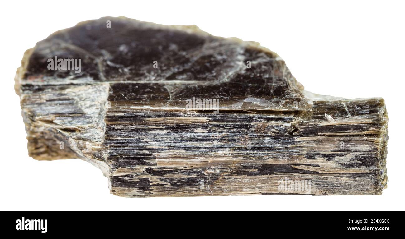 macro shooting of natural mineral stone - specimen of Muscovite ...