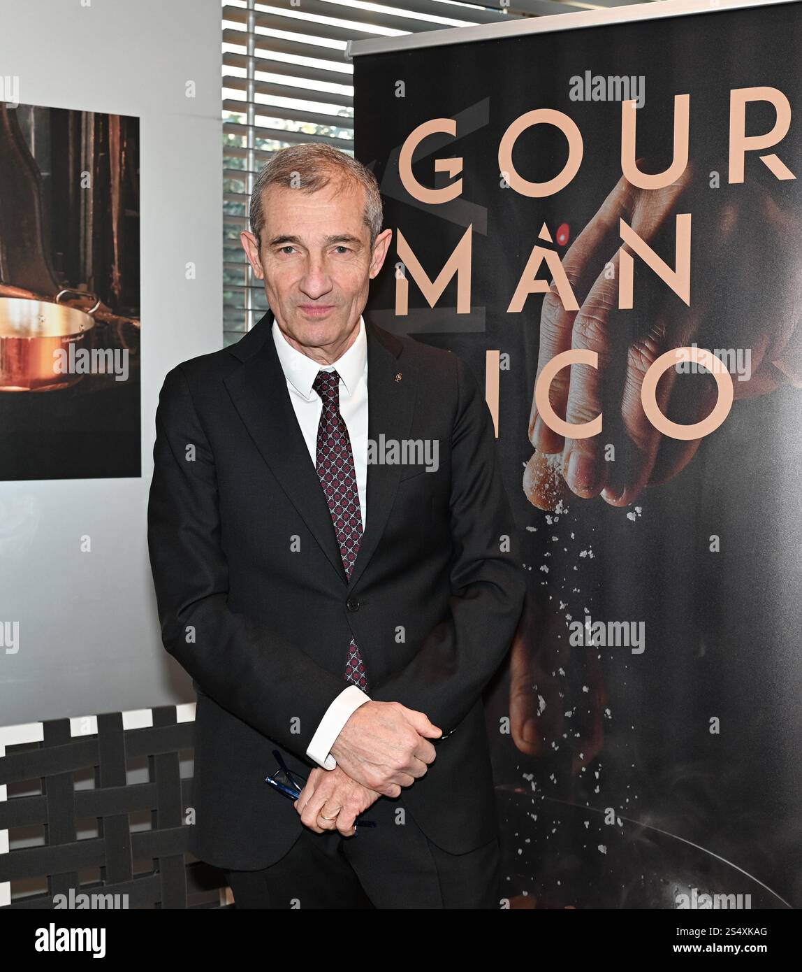 Bergamo, . 13th Jan, 2025. Bergamo, Italy GOURMANTINO 2025 event ...