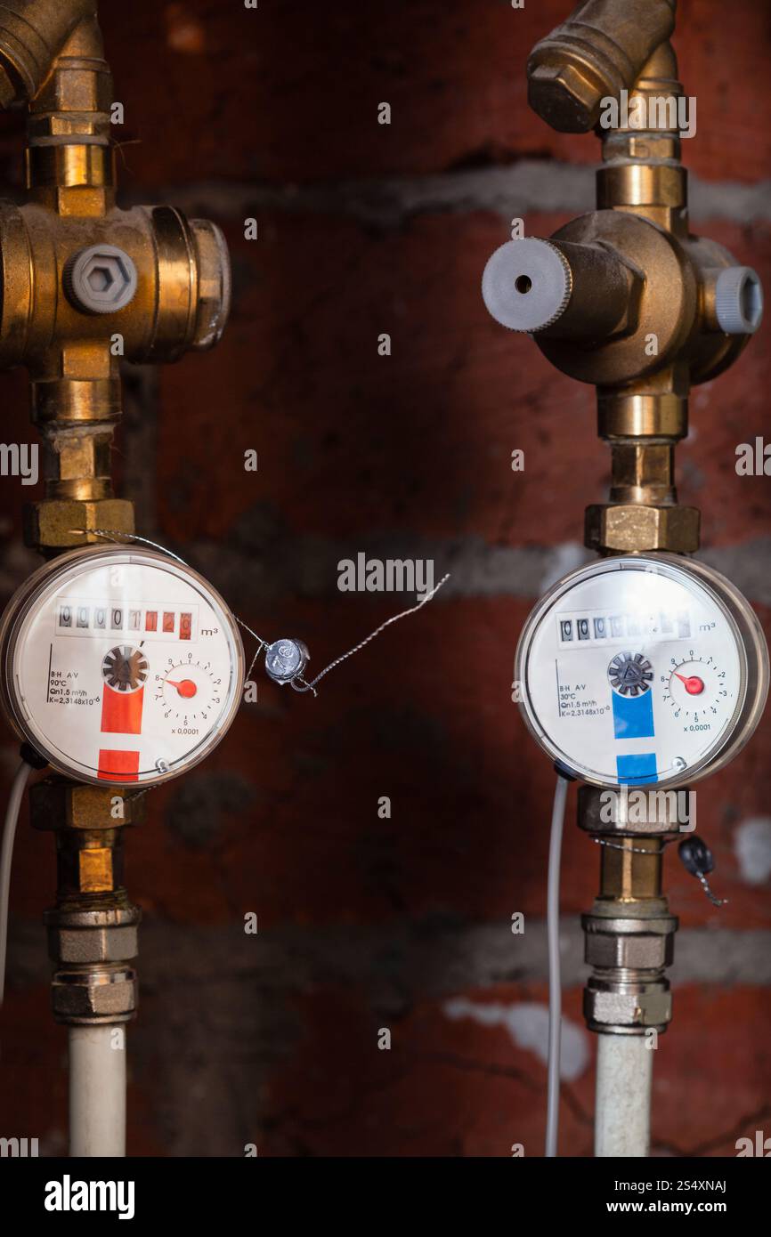Residential water meter hi-res stock photography and images - Alamy