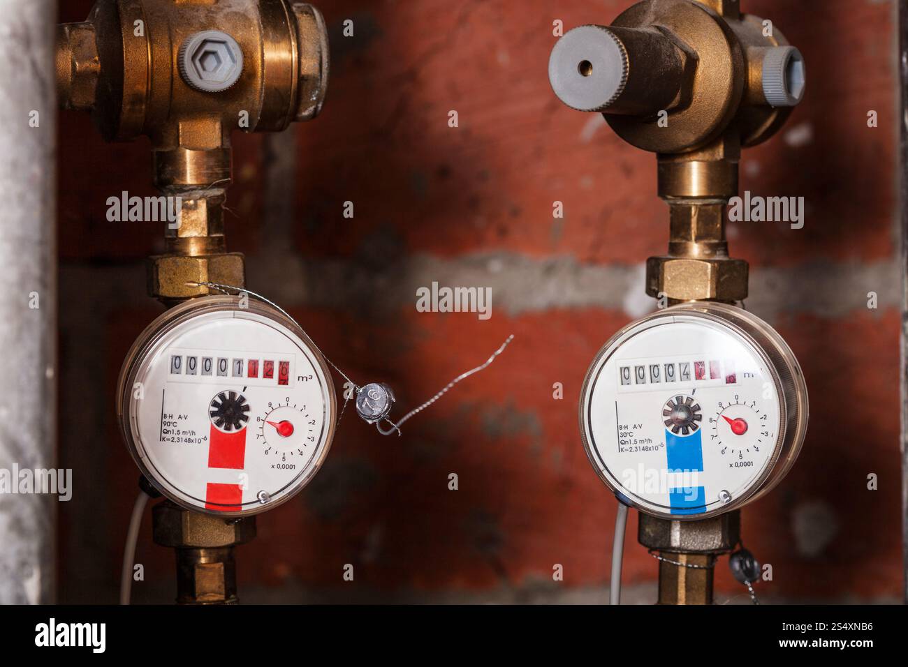 Residential water meter hi-res stock photography and images - Alamy