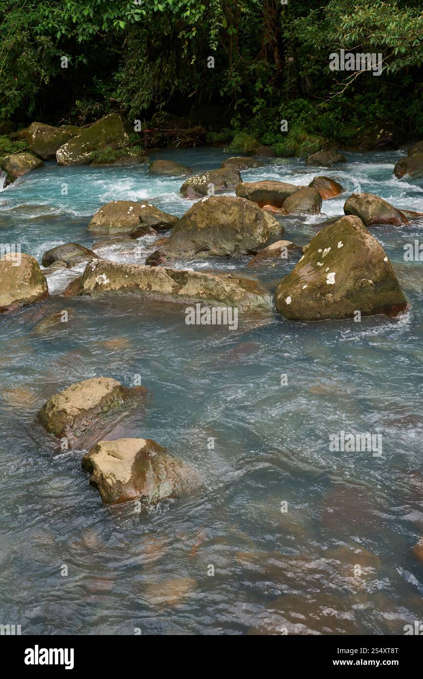 Alajuela Province, Costa Rica - November 19, 2024 - the Celeste river ...