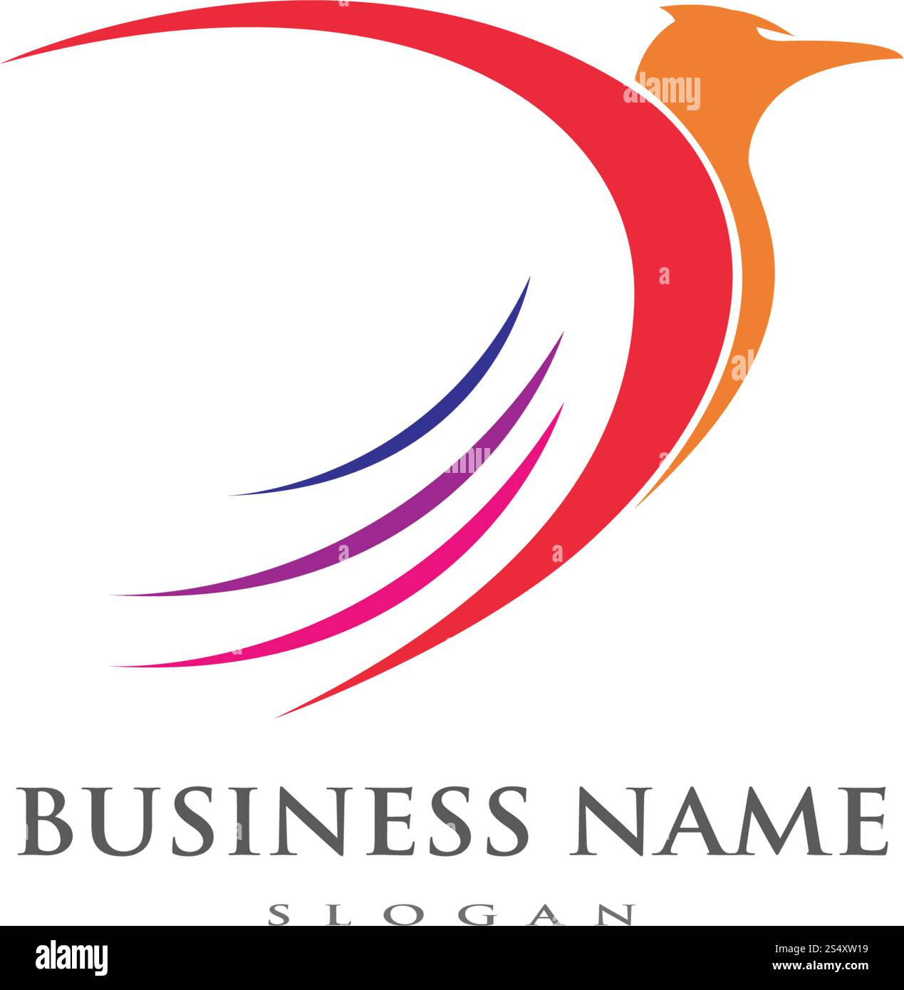 Bird Logo Template vector illustration Stock Vector Image & Art - Alamy