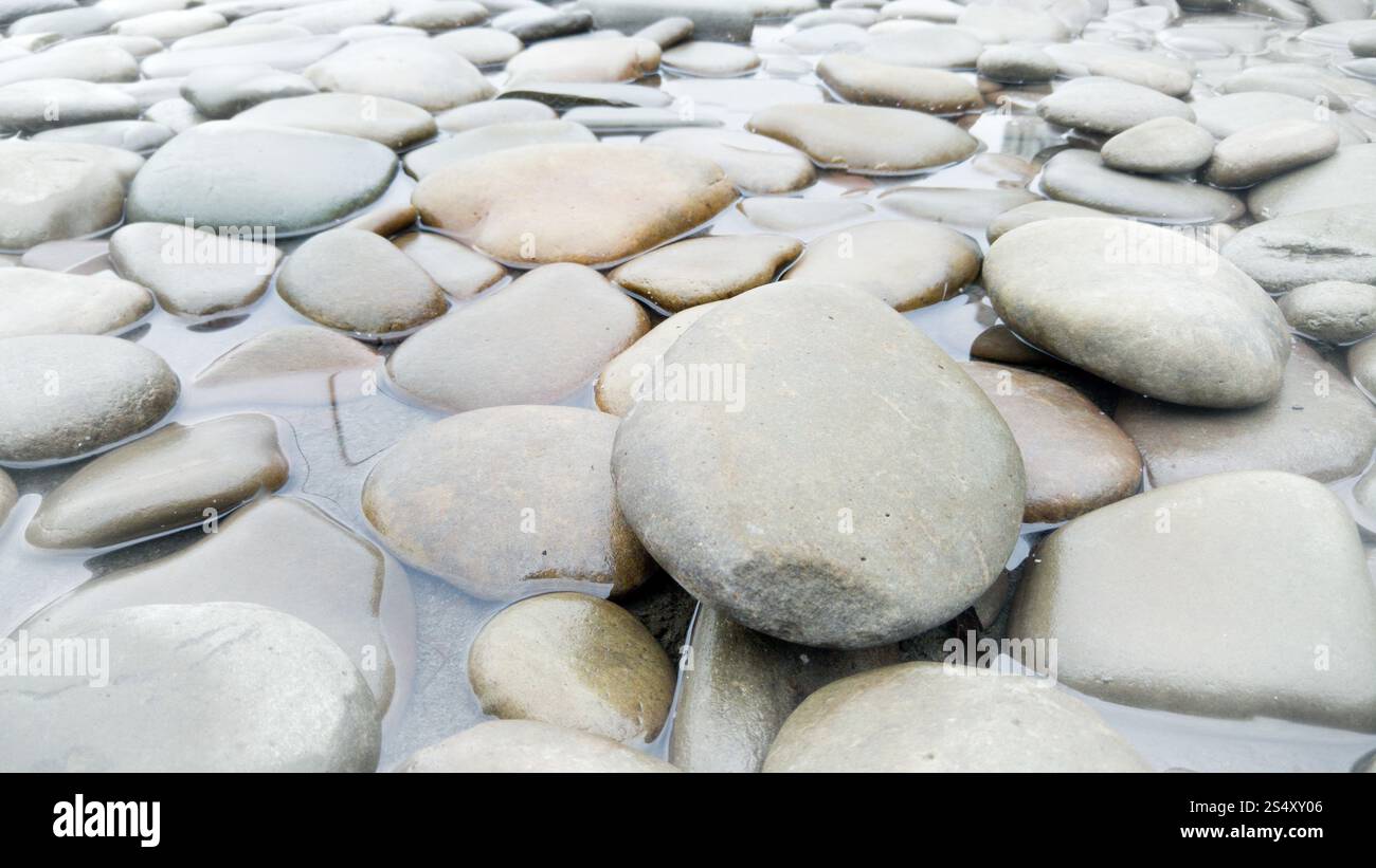 Pebbles in stream hi-res stock photography and images - Alamy