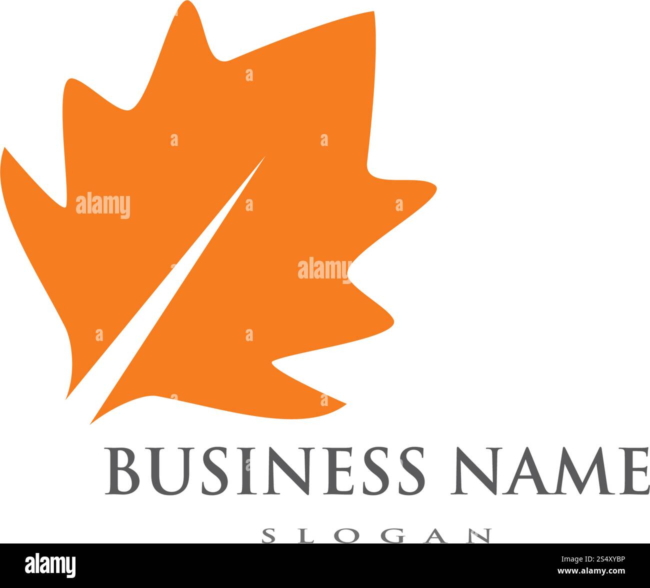 Autumn Leaf Logo template vector illustration Stock Vector Image & Art - Alamy