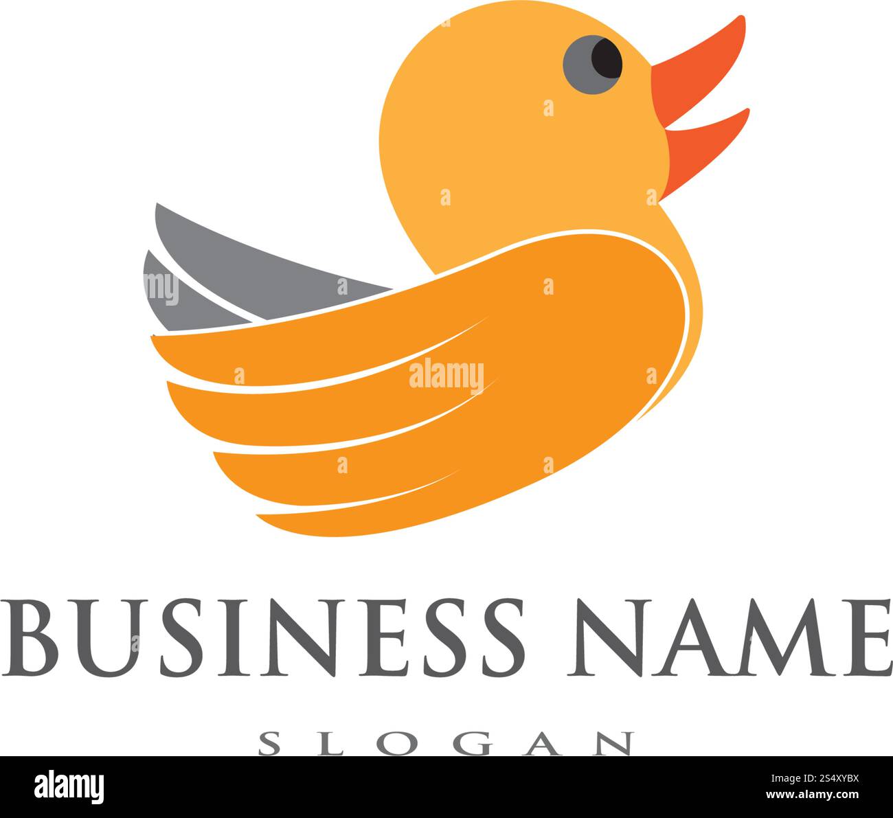 Duck logo vector ilustration icon template Stock Vector Image & Art - Alamy