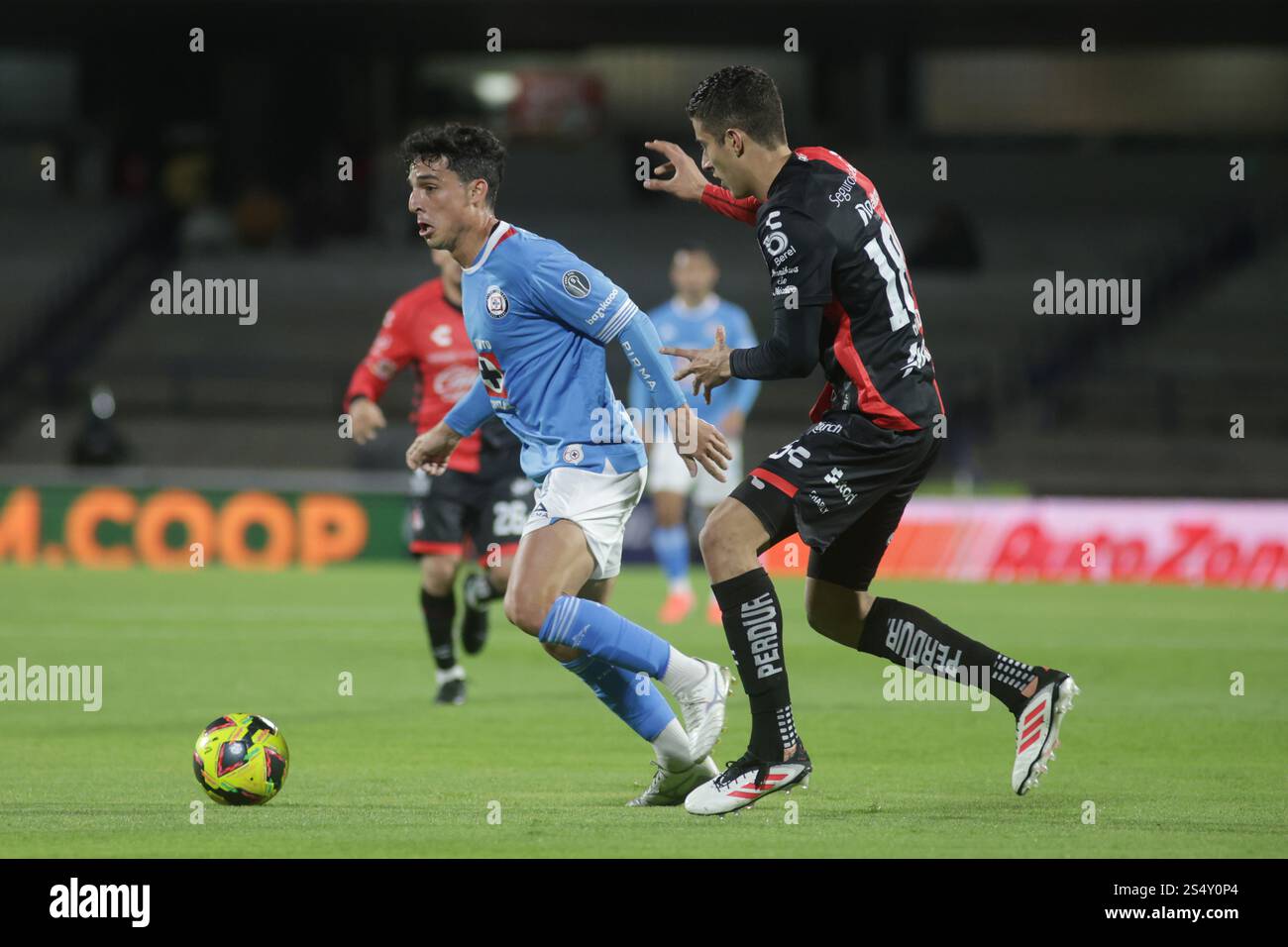 Mexico City, Mexico. 12th Jan, 2025. Lorenzo Faravelli #8 of Cruz Azul ...