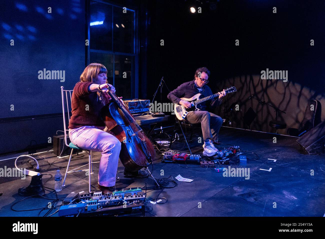 New York, USA. 10th Jan, 2025. Janel & Anthony perform during Winter ...