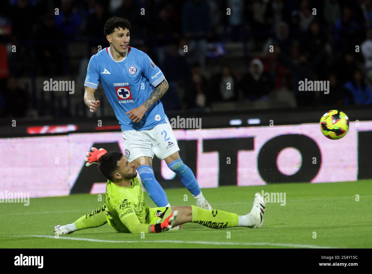 Mexico City, Mexico. 12th Jan, 2025. Goalkeeper Camilo Vargas #12 of ...