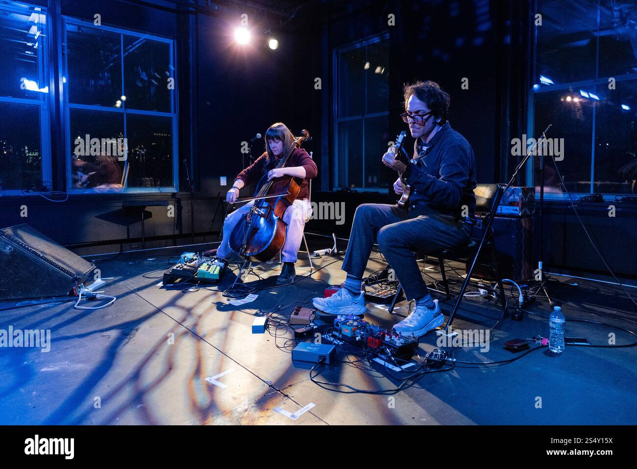 New York, USA. 10th Jan, 2025. Janel & Anthony perform during Winter ...