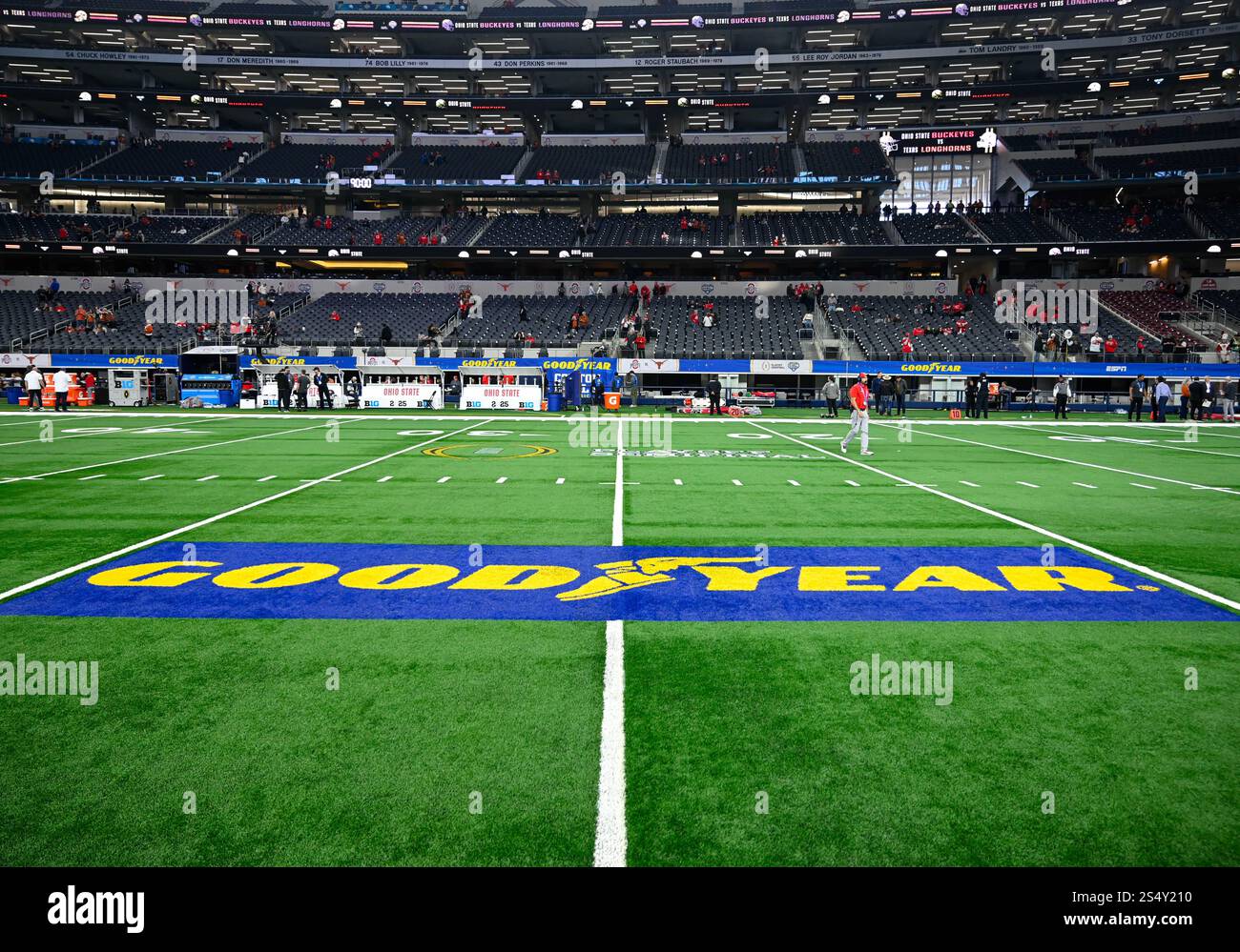 Arlington, USA. 10th Jan, 2025. January 10 2025: GoodYear Logo on the ...