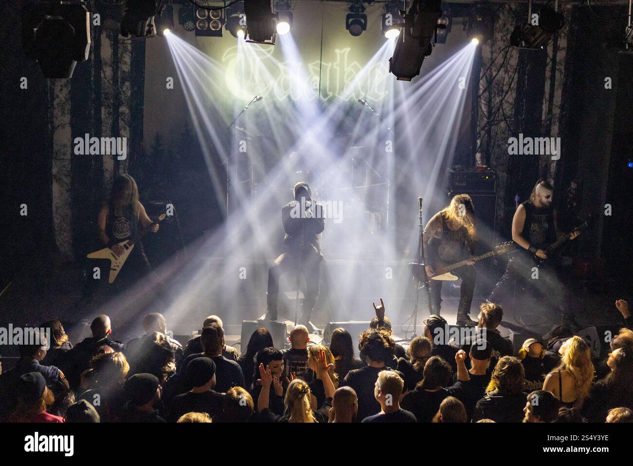 Oslo, Norway. 11th, January 2025. The Norwegian black metal band Taake ...