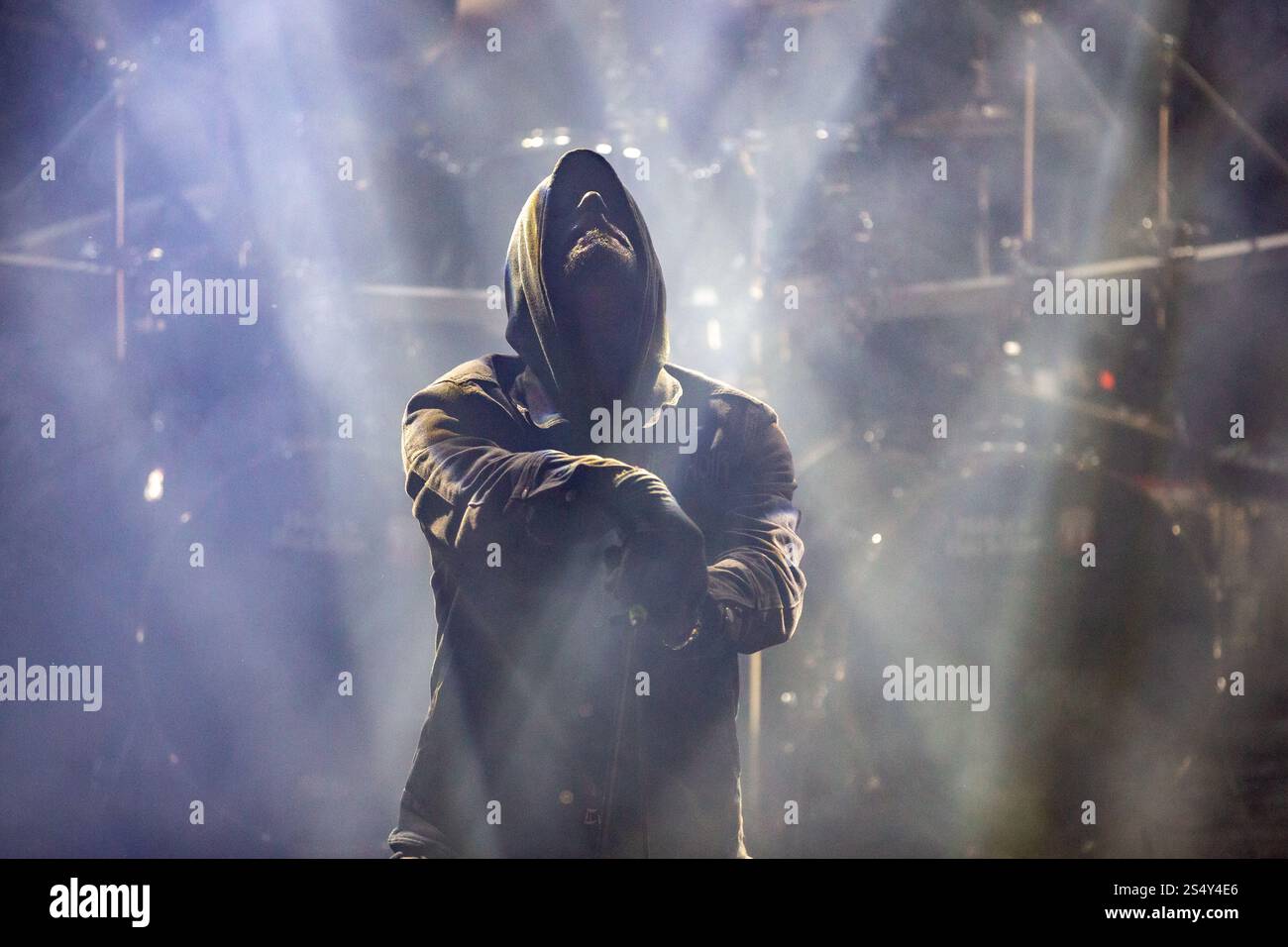 Oslo, Norway. 11th, January 2025. The Norwegian black metal band Taake ...
