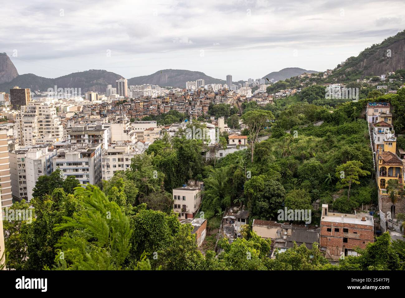 Views over Rio De Janeiro from Santa Teresa towards Gloria, Brazil ...