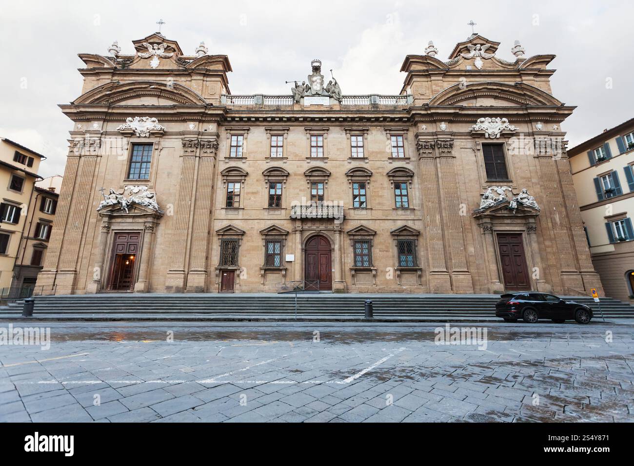 travel to Italy - front view of Complesso di San Firenze (Complex of ...