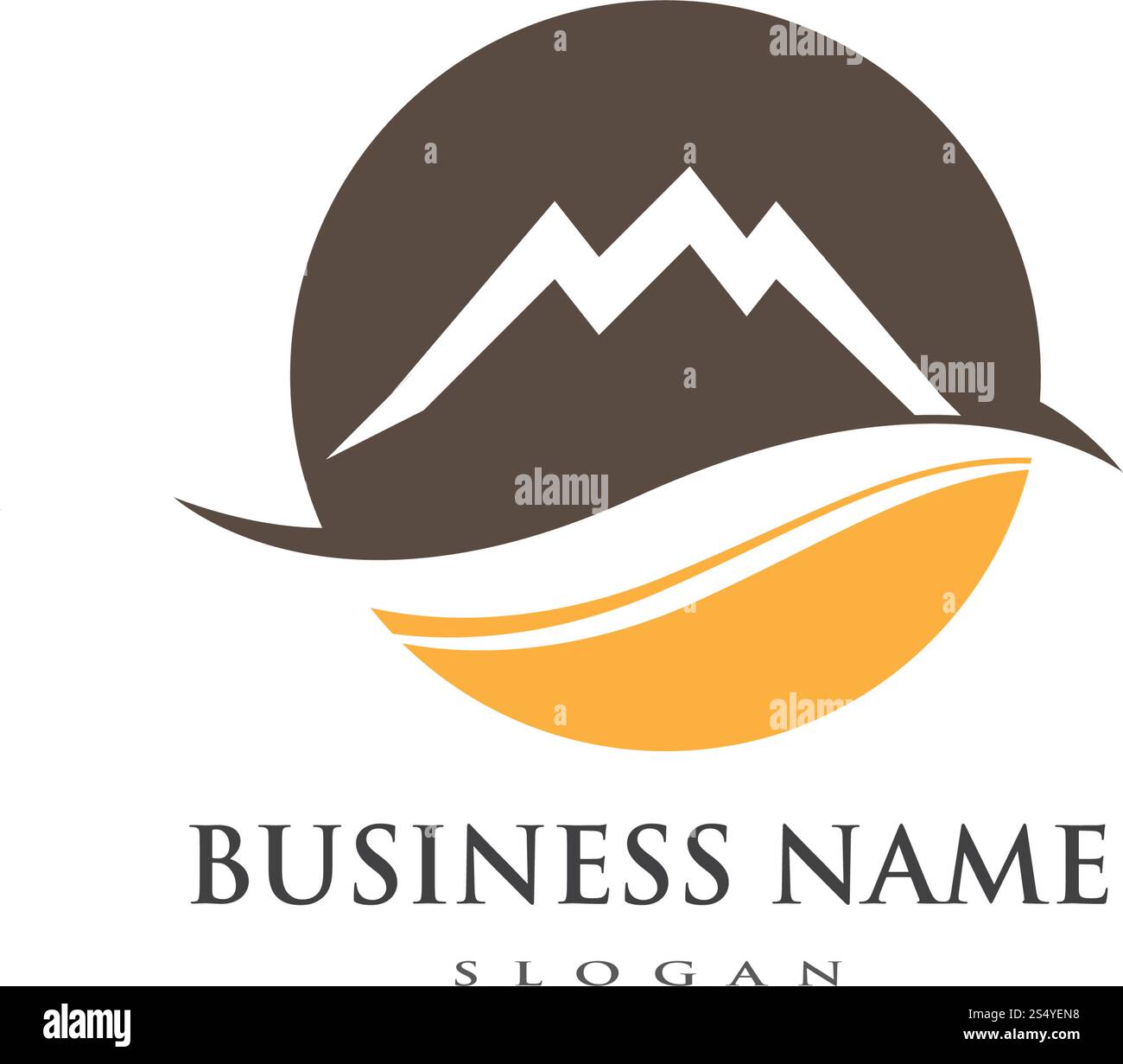 High Mountain icon Logo Business Template Vector Stock Vector Image ...