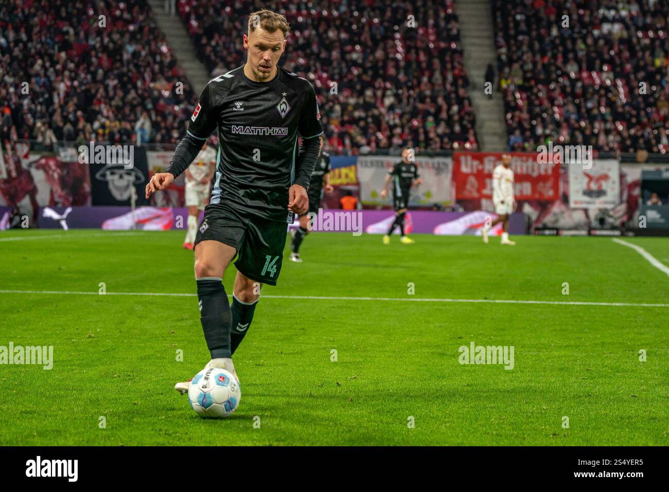 Leipzig, Deutschland 12. Januar 2025: 1.BL - 2024/2025 - RB Leipzig vs ...