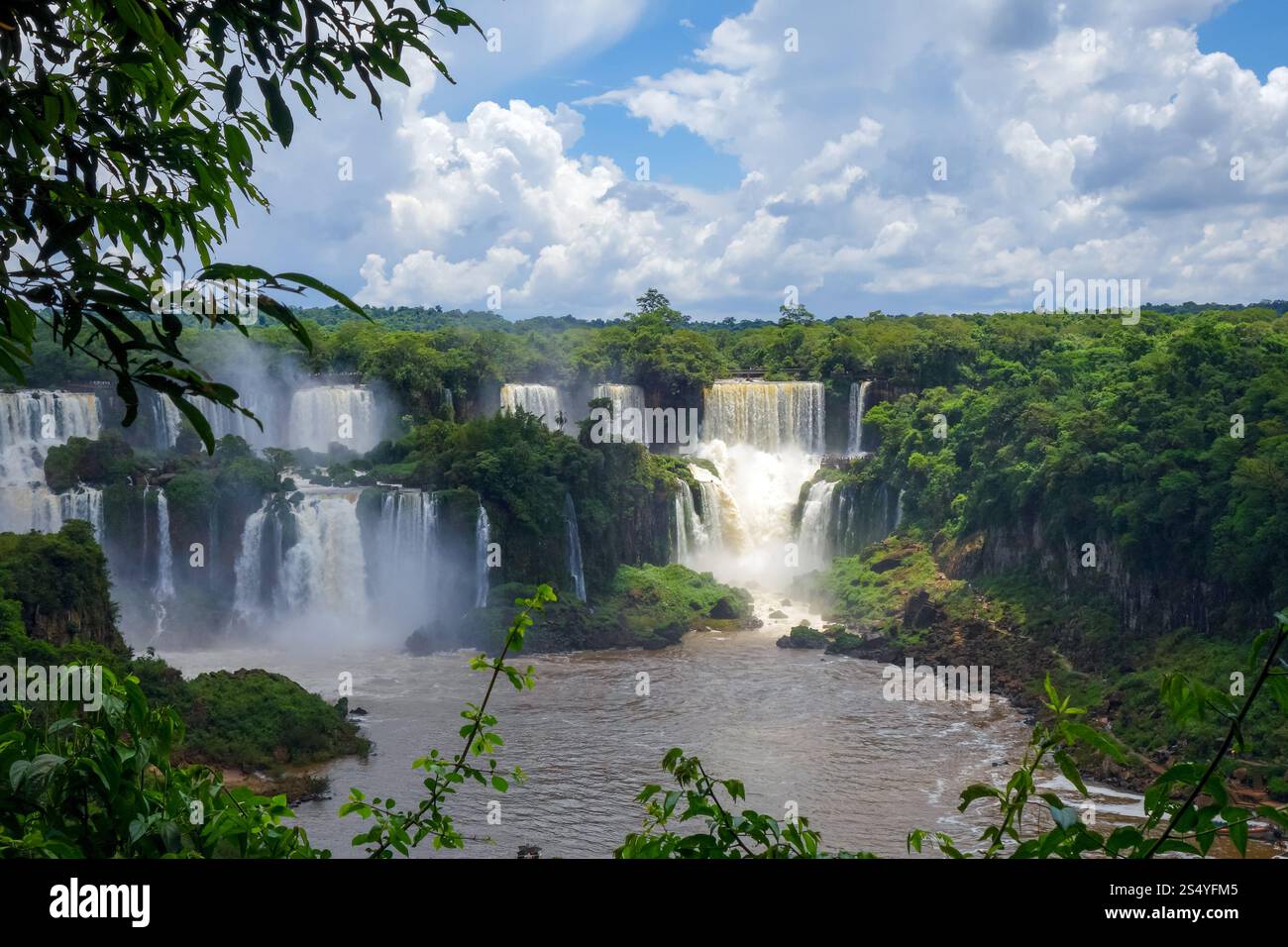 Iguazu Falls National Park Tropical Waterfalls And Rainforest