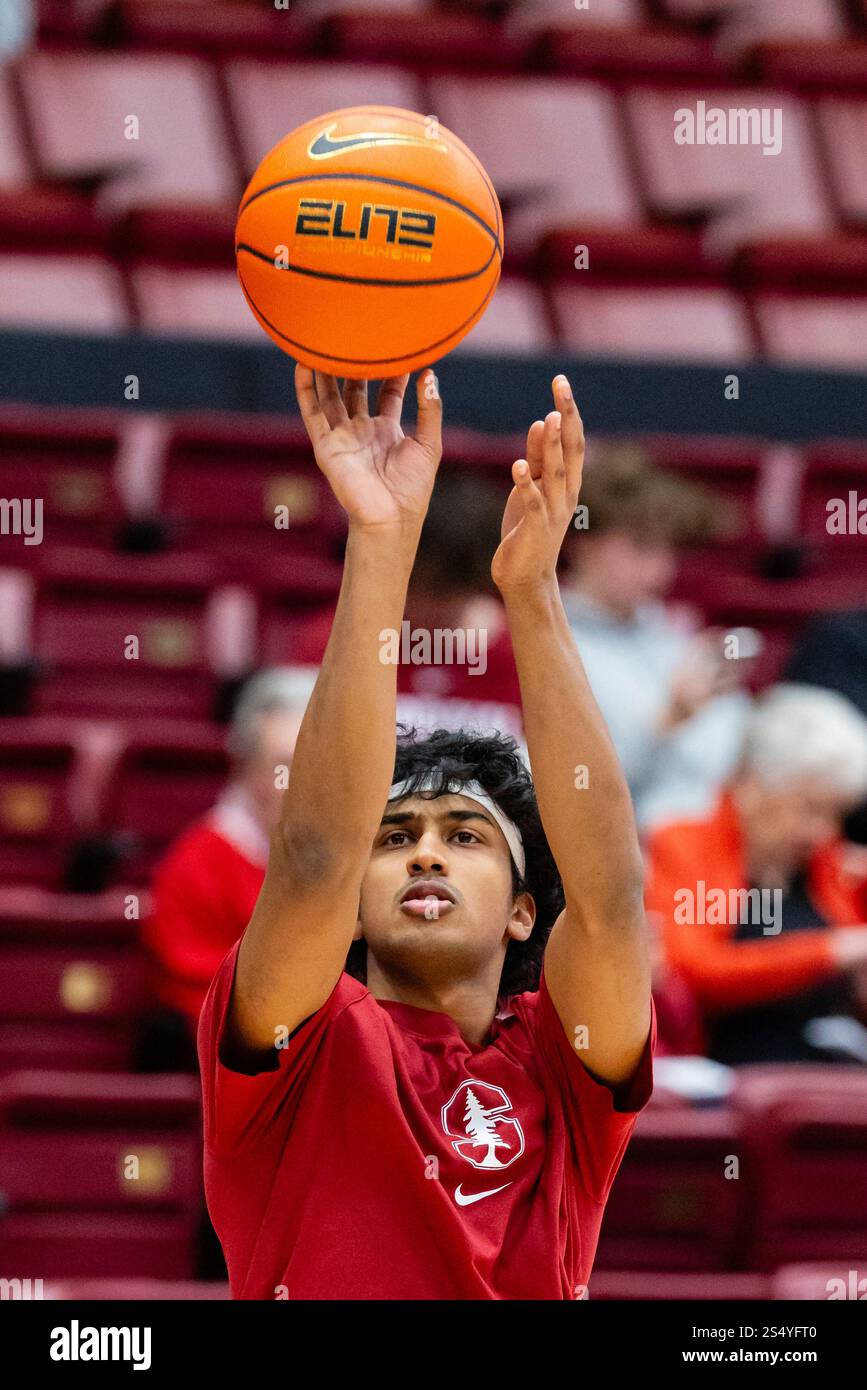 PALO ALTO, CA - JANUARY 11: Stanford Cardinal guard Ryan Agarwal (11 ...