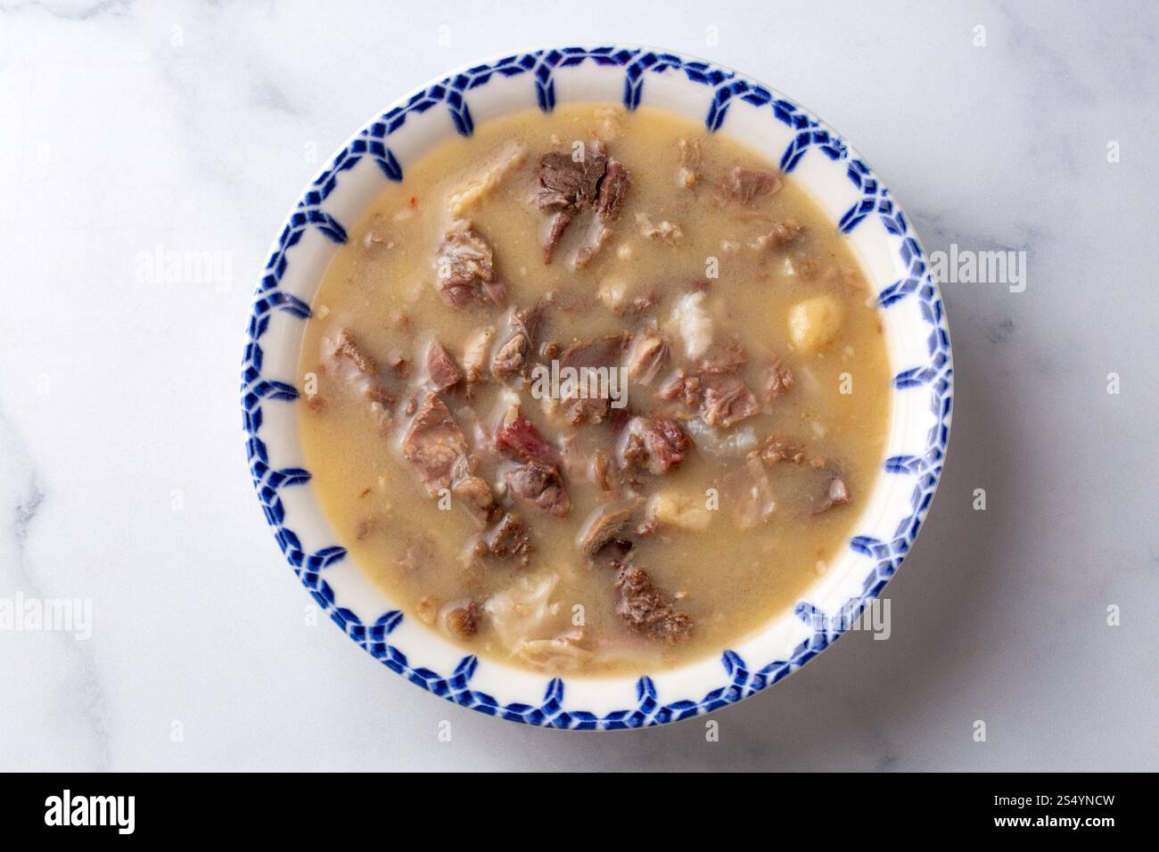 Traditional delicious Turkish food, Turkish traditional tripe soup ...