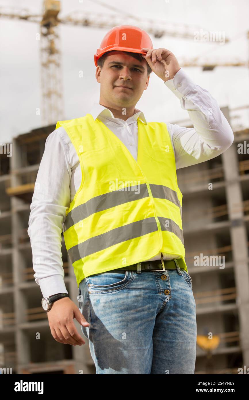 Portrait handsome male architect engineer hi-res stock photography and ...