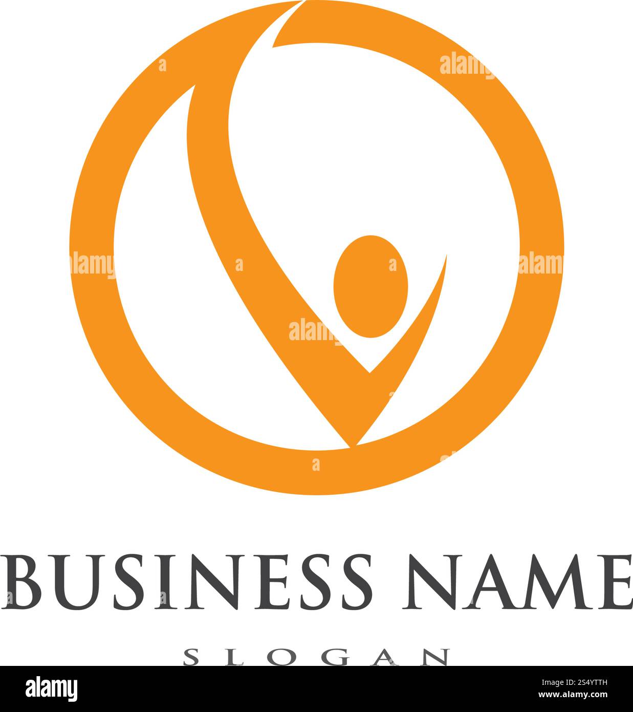 Human character logo sign Health care logo sign Stock Vector Image ...