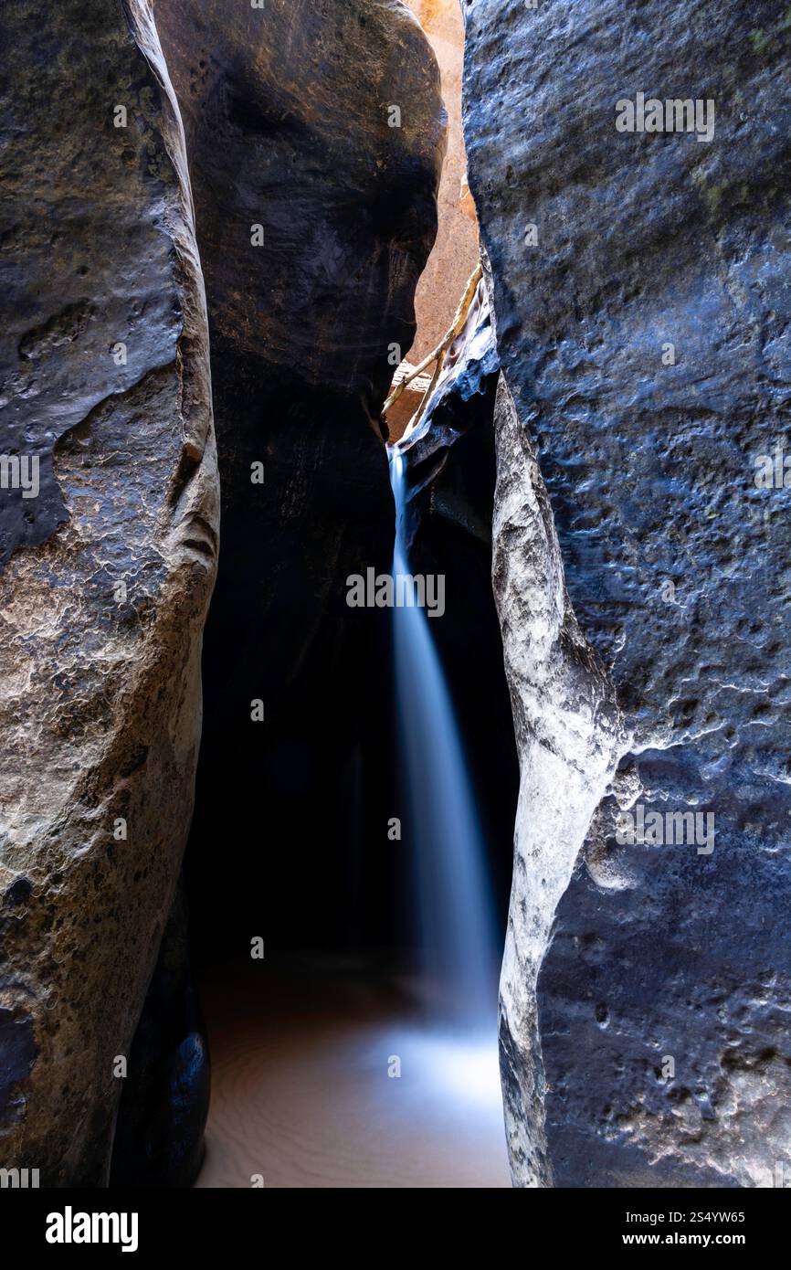View of the Left Fork of the North Creek, also known as The Subway ...