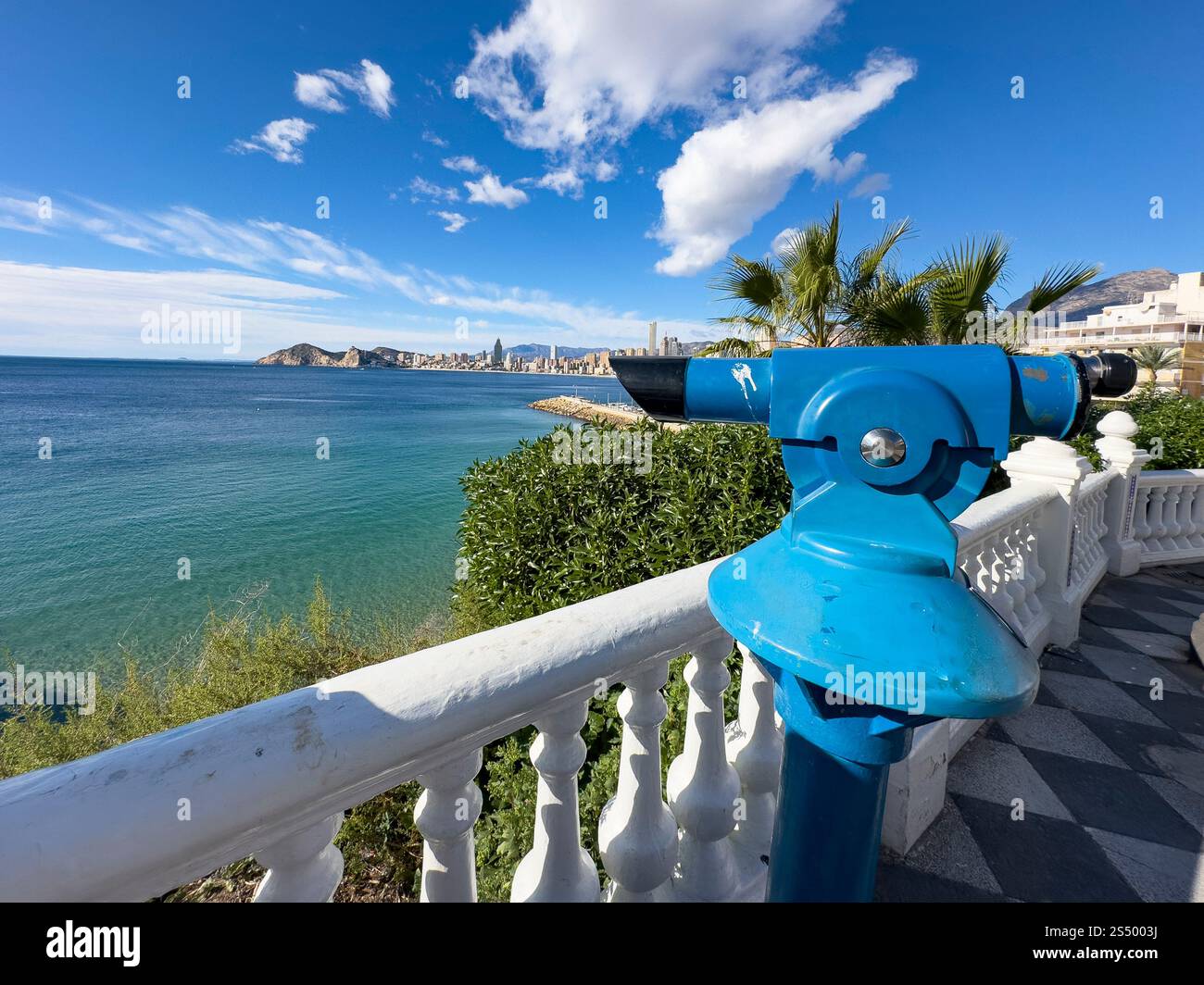 Enjoy breathtaking aerial view benidorms hi-res stock photography and ...